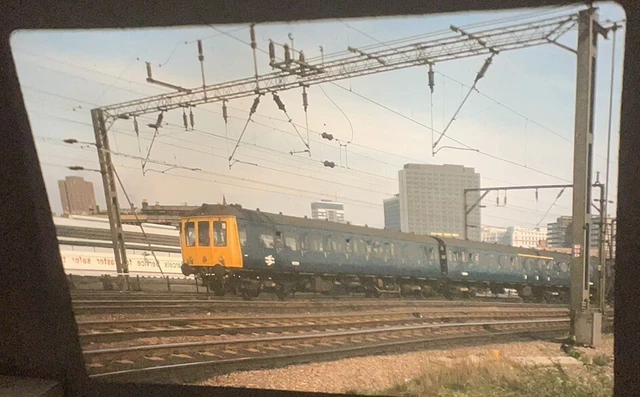 ORIGINAL 35MM RAILWAY Slide BR Blue DMU Proof House Junction April 1976 ...