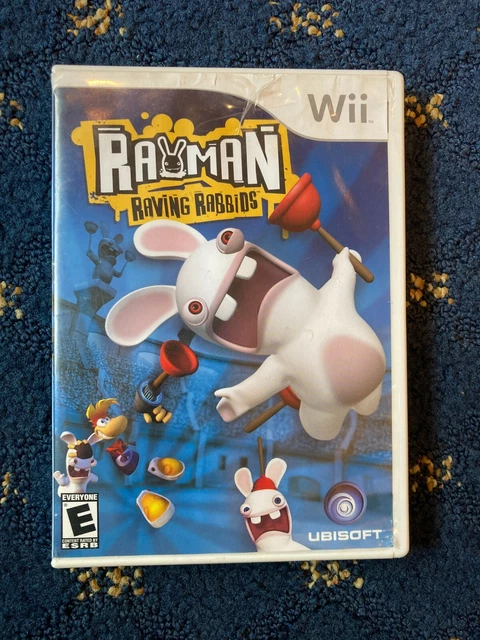 WII RAYMAN RAVING Rabbids (2006) - Complete in Box - Tested - FREE ...