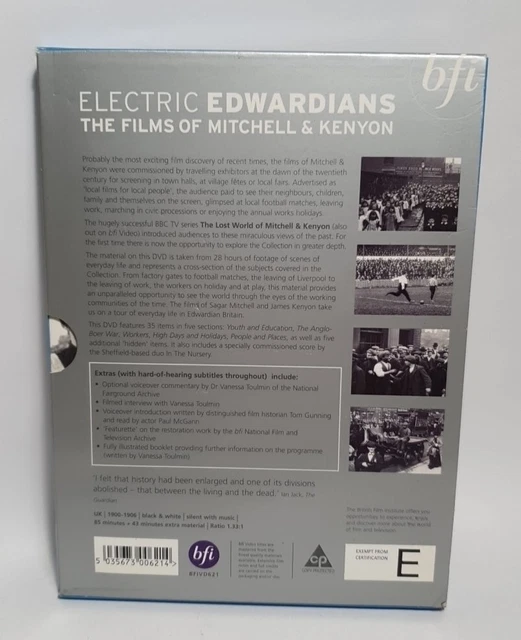ELECTRIC EDWARDIANS THE Films Of Mitchell & Kenyon Dvd BFI 1900-1906 ...
