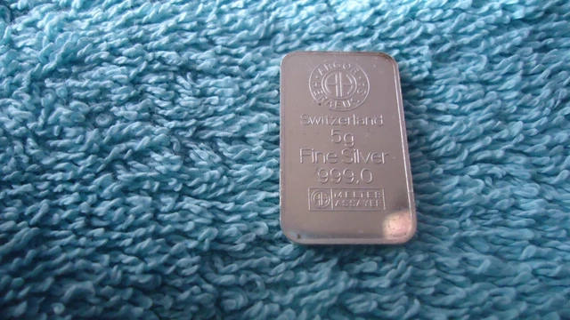 5G SILBERBARREN 999 Heraeus EUR 20,00 - PicClick DE