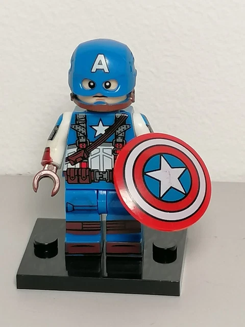 CAPTAIN AMERICA MINIFIGURE From Marvel Brick EUR 15,00 - PicClick FR
