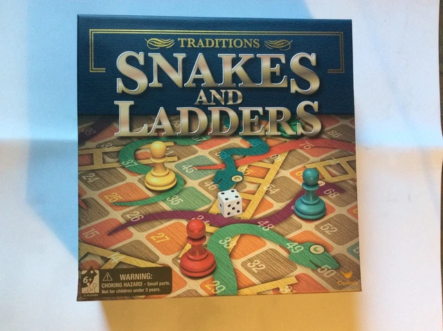 TRADITIONS SNAKES AND Ladders Classic Board Game~Kids Strategy Brand ...