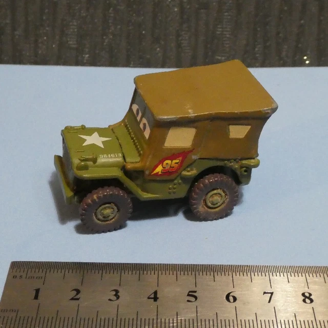 DISNEY PIXAR MATTEL Cars Jeep Sarge V2805 Diecast EUR 3,46 - PicClick IT