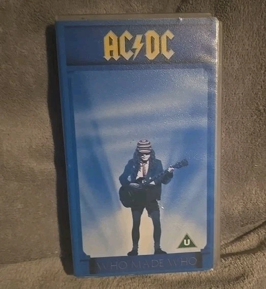 AC/DC - WHO Made Who VHS PAL 1986 £10.78 - PicClick UK