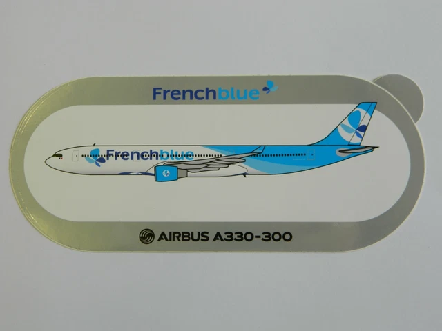 RARE STICKER AIRBUS A330-300 FRENCHBLUE Etat Neuf Pas de prix de ...