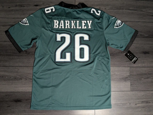 SAQUON BARKLEY #26 Philadelphia Eagles 2025 Bowl Patch Stitched Jersey ...