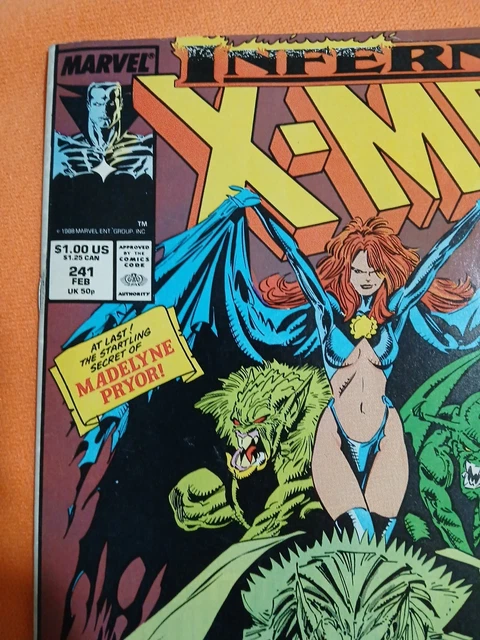 UNCANNY X-MEN # 241 - Origin of Madelyne Pryor as Goblin Queen £5.94 ...