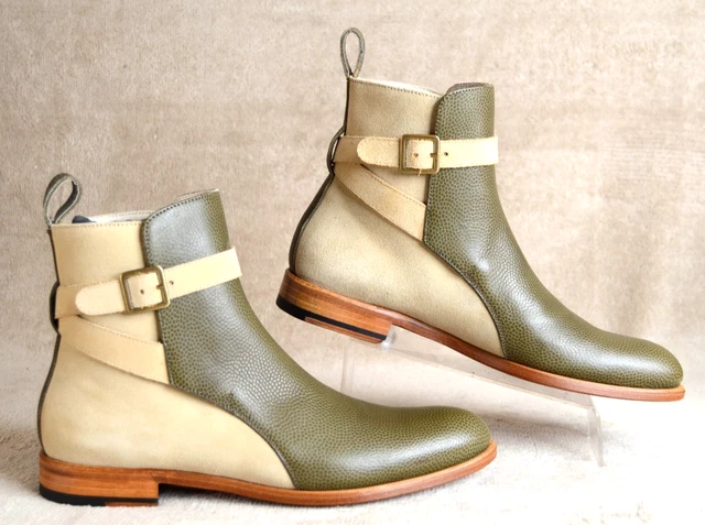 CAFFARO KENNETH BOGGS Lucilla Men's 8 M Leather Suede Ankle Boots NIB ...