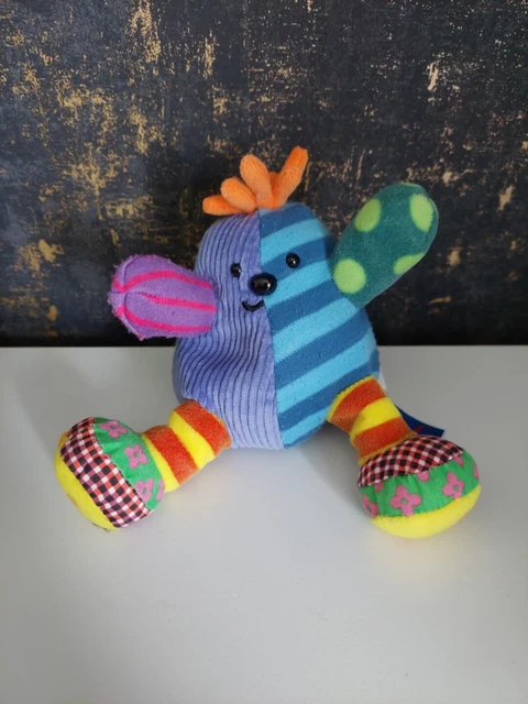 CBEEBIES WHERE’S BOO ! Beanie Activity Soft Toy With Rattle By Born To ...