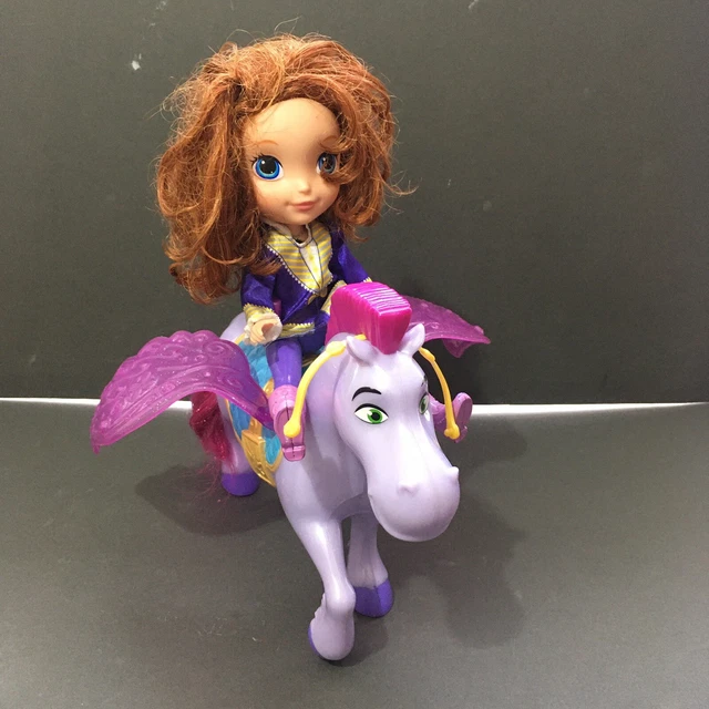 DISNEY PRINCESS SOFIA The First Flying Magic Princess Doll & Minimus ...