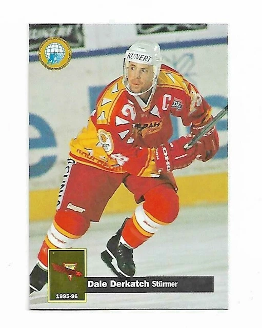DEL PLAYERCARD - 95-96 - Dale Derkatch - Kaufbeurer Adler #191 - SC ...