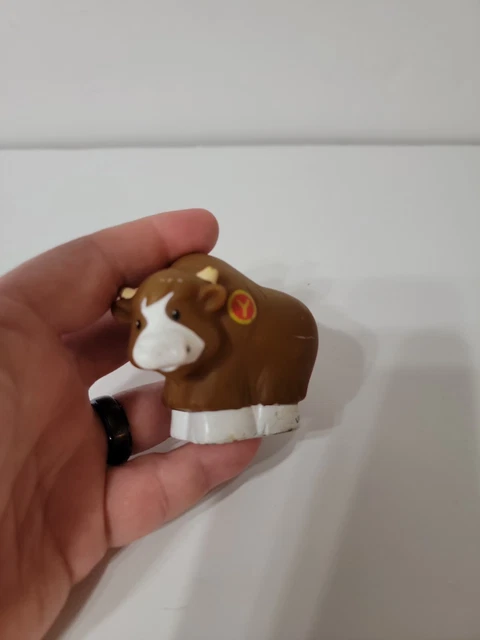 FISHER PRICE LITTLE People Alphabet Zoo YAK Y Replacement Animal Figure ...