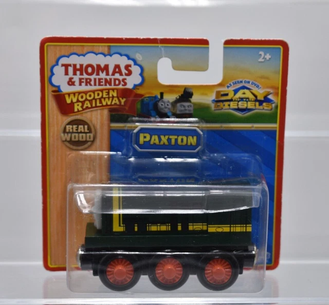 THOMAS & FRIENDS Wooden Railway Train Tank Engine PAXTON Real Wood ...