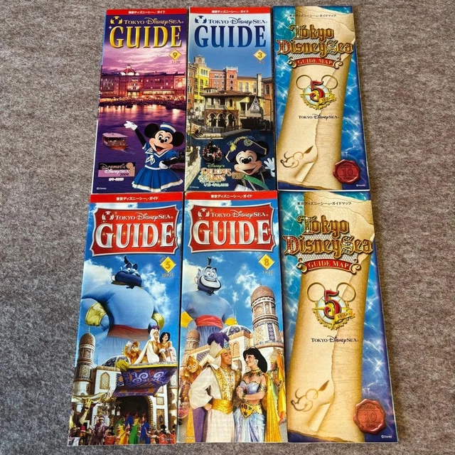 TOKYO DISNEYSEA GUIDE Guide pamphlet 12 copies Park map 2 copies £28.45 ...