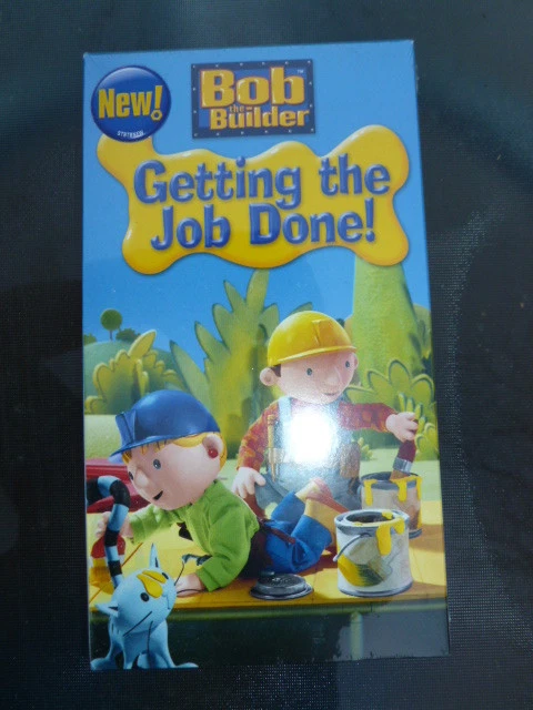 BOB THE BUILDER Getting The Job Done! VHS New Sealed Unopened Sealed ...