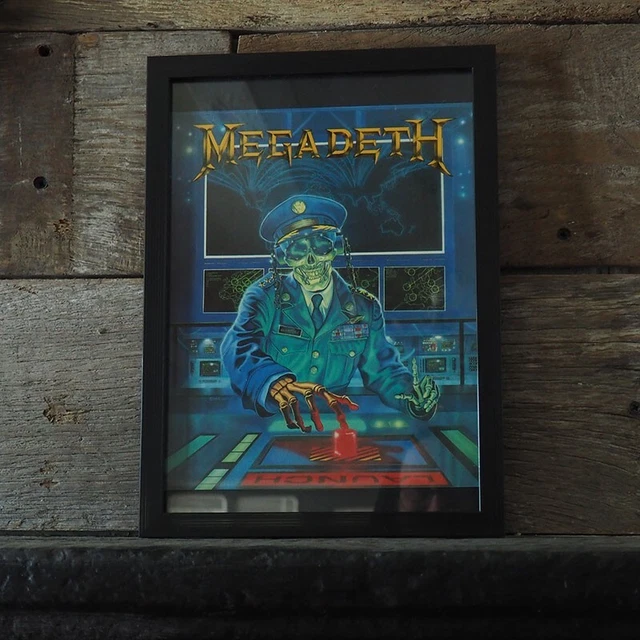MEGADETH &HOLY WARS... The Punishment Due". (Format A4), mini poster ...