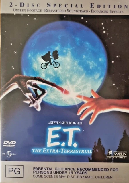 E.T. THE EXTRA-TERRESTRIAL (DVD, 1982) Special Edition, Region 4 - LIKE ...