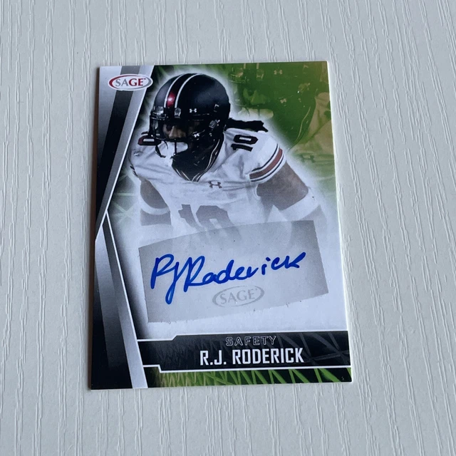 2022 SAGE LOW Series Auto Black RJ Roderick #A-RJR Auto $2.49 - PicClick