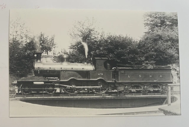 LSWR RAILWAY LOCOMOTIVE Photograph - 472 Swanage - D218 £19.81 ...
