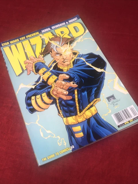 WIZARD COMICS MAGAZINE #68 April 1997 X-Men Cover Star Wars Toy Wellington Diaz £7.37 - PicClick UK