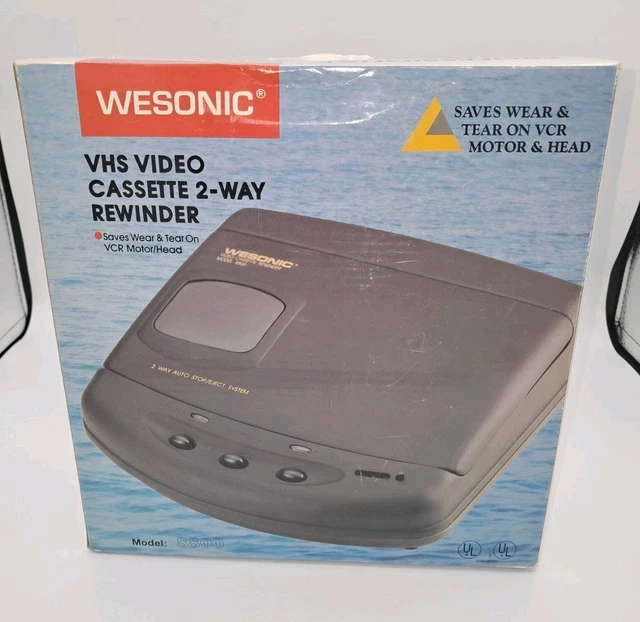 NEW! WESONIC VHS Vintage Video Tape 2 Way Rewinder Model 8800 £31.39 ...