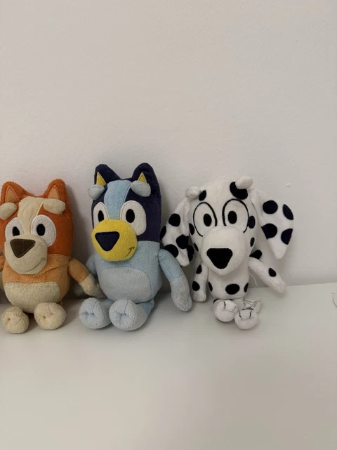 BLUEY BINGO CHLOE Lila Soft Plush Toys Moose 6” Bundle Bluey and ...