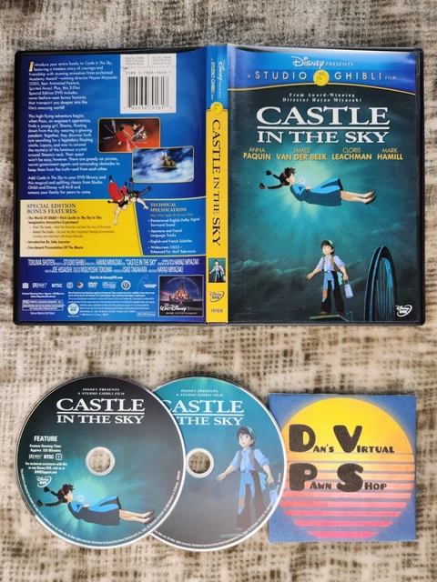 CASTLE IN THE Sky DVD Bilingual Widescreen Disney Studio Ghibli $13.80 ...