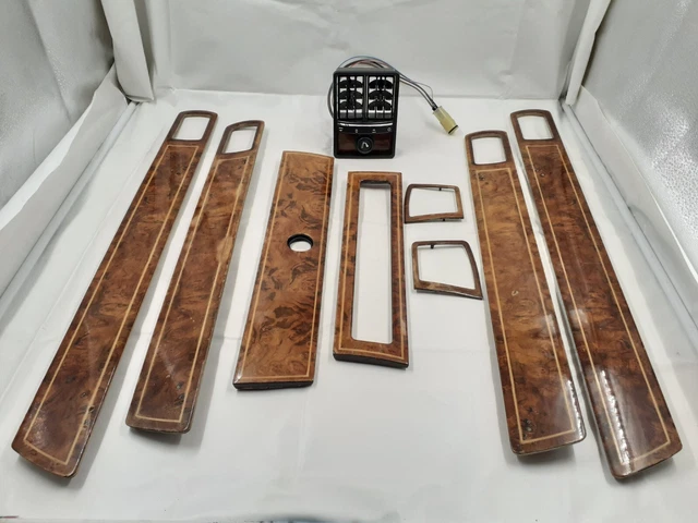 JAGUAR XJ6 XJ12 Xj40 Walnut Wood Set Veneer Fascia Dash Ski Slope ...