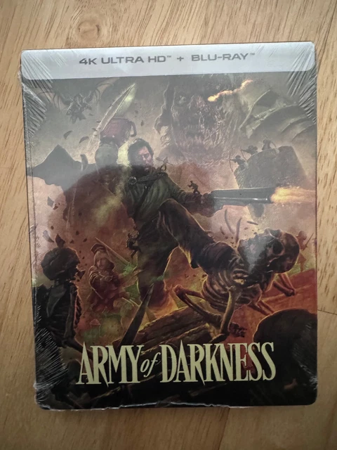 EVIL DEAD ARMY Of Darkness Usa 4K Uhd 4 Disc Steelbook Blu Ray Brand ...