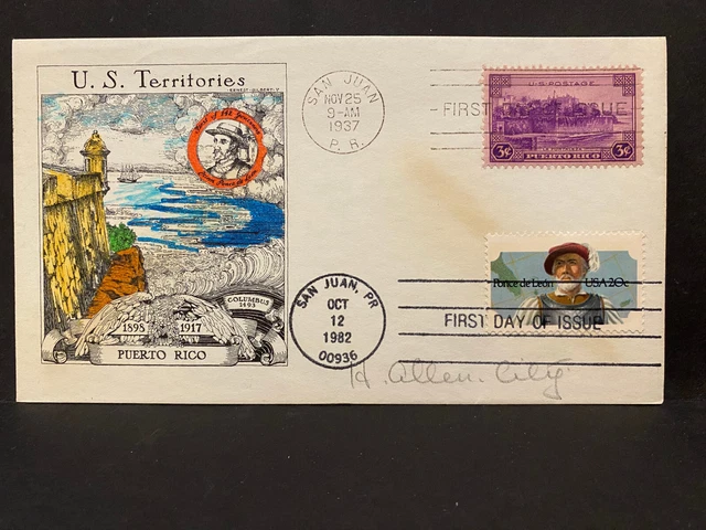 PUERTO RICO 1982, Juan Ponce De Leon, FDI/other Event Covers, Postmark ...