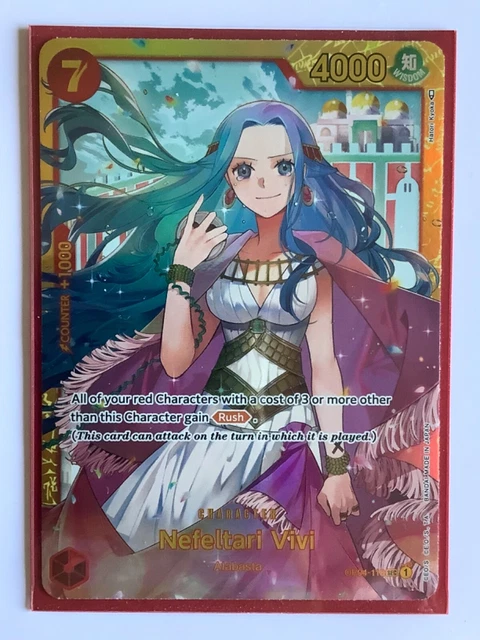 ONE PIECE TCG Carte Game Nefeltari Vivi (OP04-118) EUR 10,22 - PicClick FR