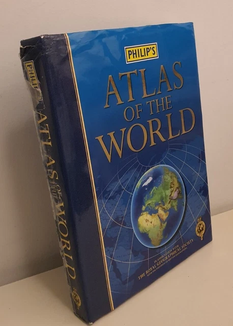 PHILIP'S ATLAS OF le Monde : Grand Format Atlas Couverture Rigide 448 ...