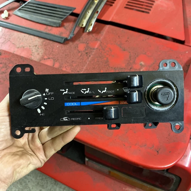 TOYOTA MR2 MK1 Heater Controls &12v Lighter Socket Mk1a 1984-87 AW11 ...