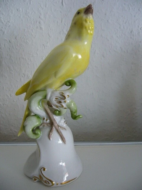 STATUETTE EN PORCELAINE de Rosenthal canaris oiseau signée Theodor ...