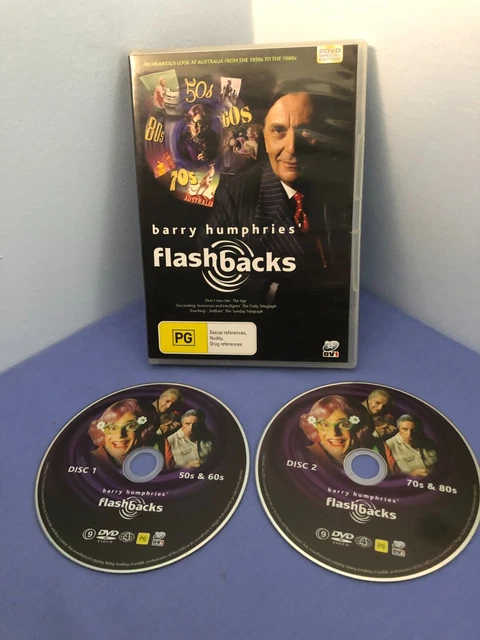 BARRY HUMPHRIES FLASHBACKS Australian Series Dame Edna DVD R4 $28.95 ...