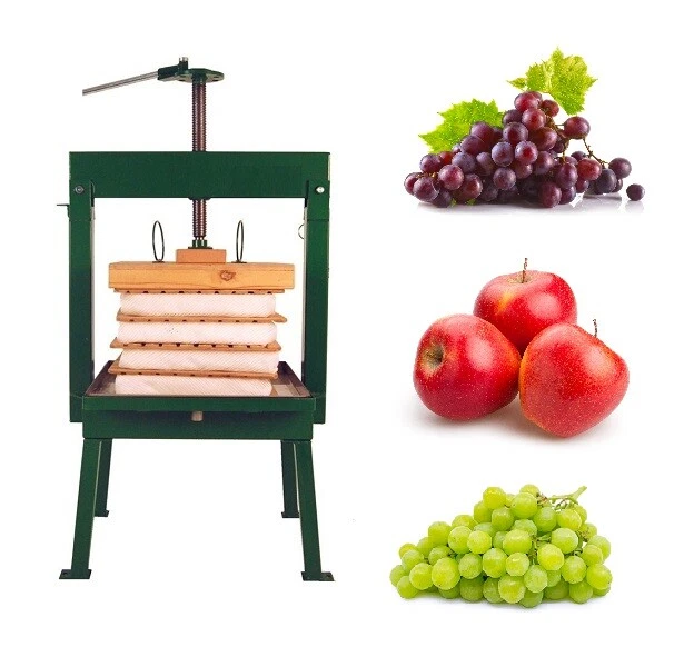 CIDER PRESS FRUIT Press 40L Rack and Cloth Apple Press Industrial Heavy ...