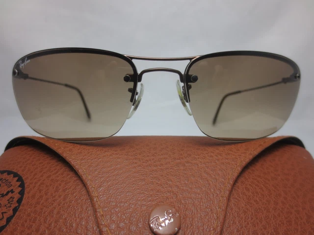 RAY BAN RB3156 TOP SQUARE SUNGLASSES RB 3156 014/13 Semi-Rimless $55.00 ...
