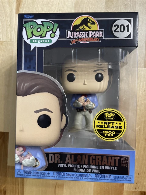 FUNKO POP! EXCLUSIVE Dr Alan Grant with baby dino #201 - Jurassic Park ...