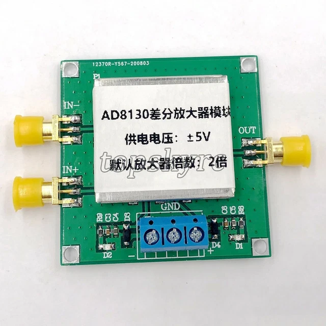 AD8130 DIFFERENTIAL AMPLIFIER Module Differential to Single-end High ...