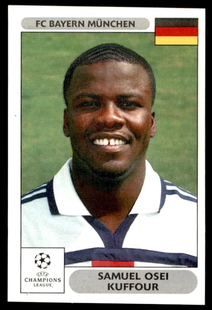 PANINI CHAMPIONS LEAGUE 2000/2001 - Samuel Osei Kuffour FC Bayern ...