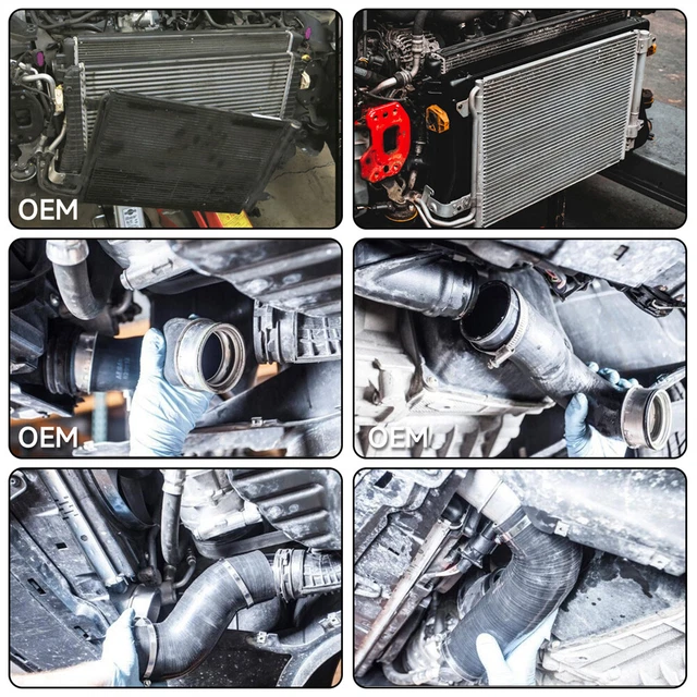 UPGRADE INTERCOOLER KIT for VW Golf GTI MK5 MK6 Jetta Passat Audi A3 S3 ...