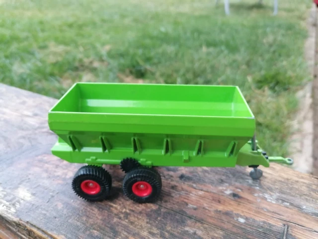 H SIKU BRITAINS REMORQUE TRACTEUR 1/32 AGRICOLE FERME benne bétaillère ...