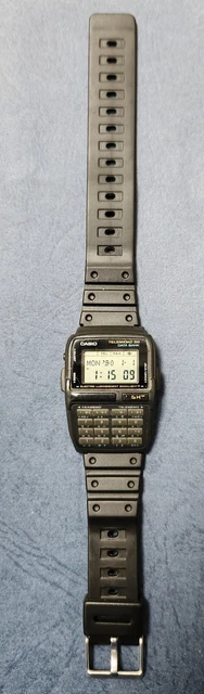 VINTAGE CASIO DBC-30 Telememo 30 Data Bank Wristwatch TESTED WORKS $110 ...