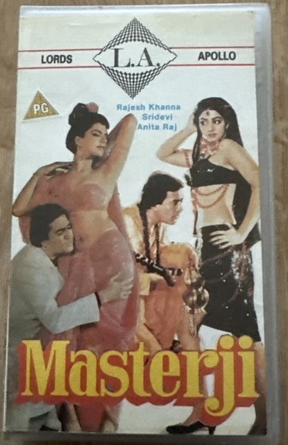 MASTERJI BOLLYWOOD VHS Video, Rajesh Khanna & Sridevi £39.99 - PicClick UK
