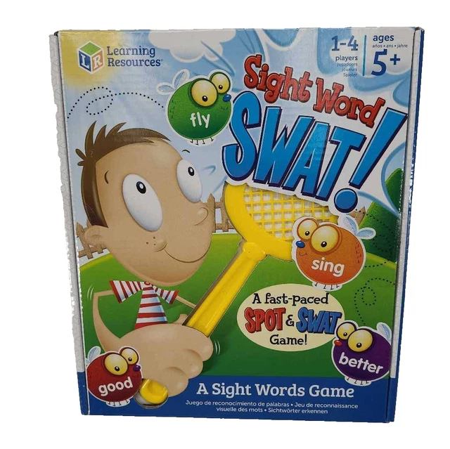 LEARNING RESOURCES SIGHT Word Swat Fast Paced Game Educational Home ...