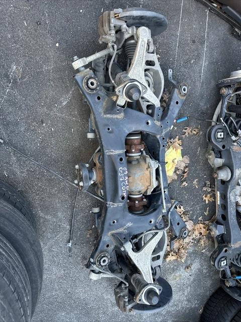 08-15 INFINITI G37 3.7L Convertible Rear Subframe Cross Member OEM ...