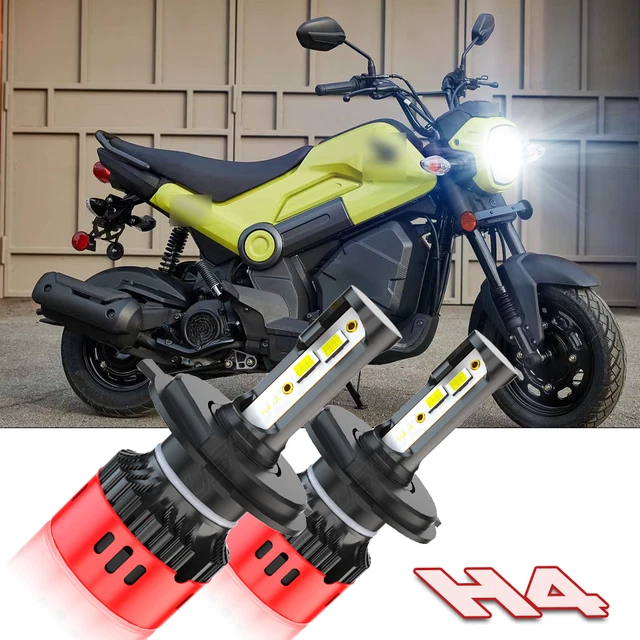 H4 LED HEADLIGHT Motorcycle Bulbs Hi/Lo Beam For Honda 2022 2023 NAVI ...