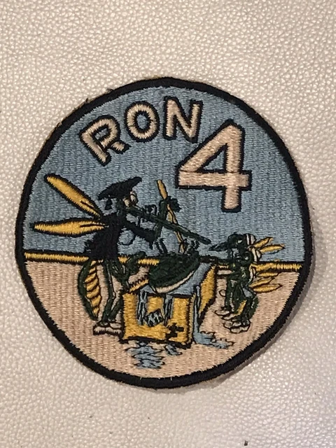RARE VINTAGE WWII RON 4 PT BOAT PATCH, TORPEDO Mosquitoes, ORIGINAL ...