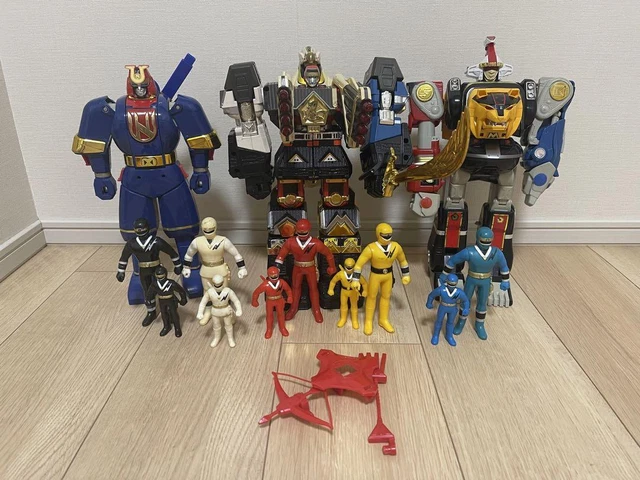 POWER RANGERS ALIEN Ninja Kakuranger DX Megazord soft vinyl 13set ...