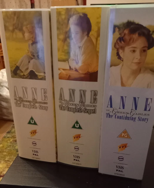 ANNE OF GREEN Gables - The Trilogy (Box Set) (VHS, 2000) £12.00 ...
